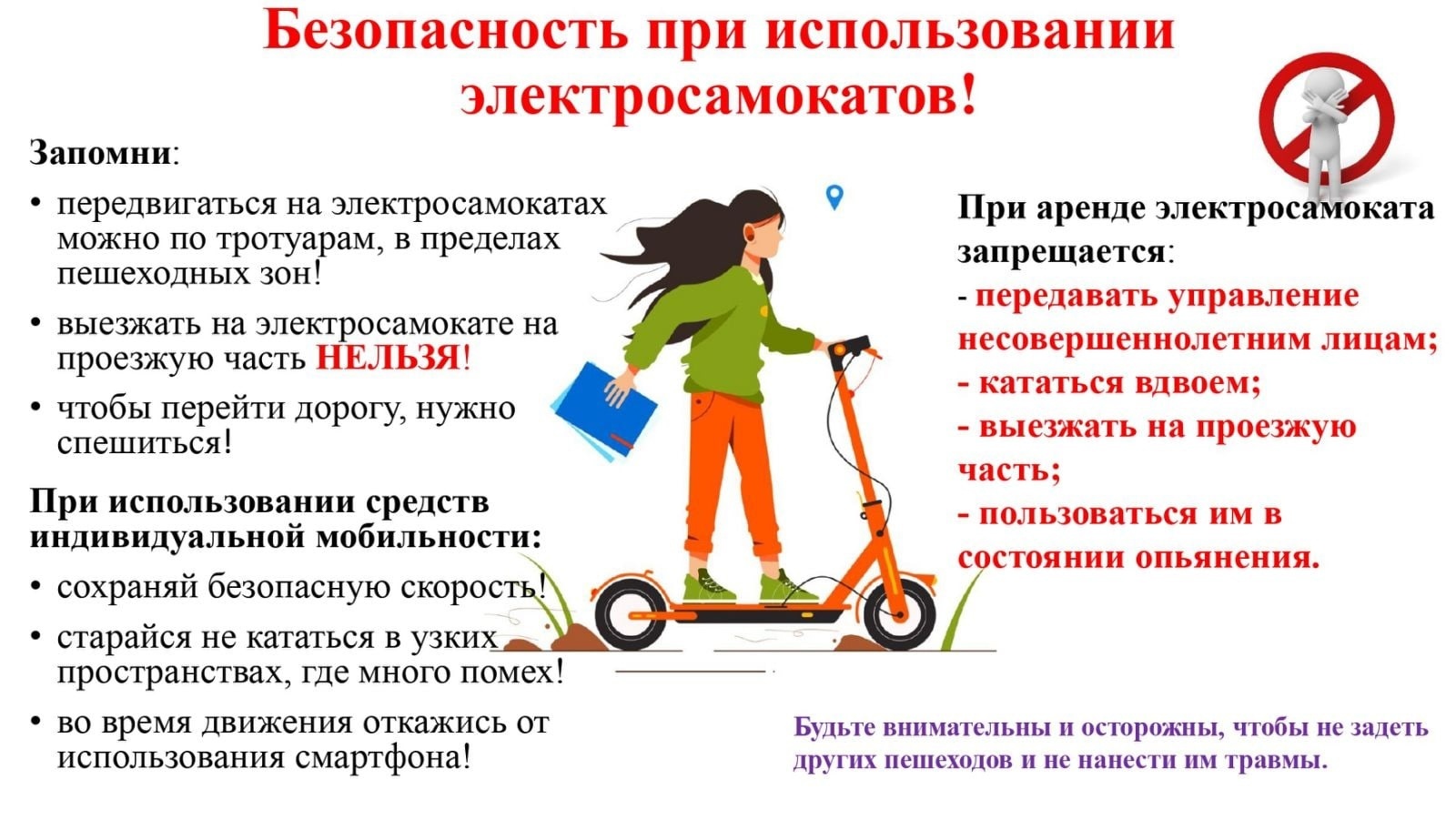 Первая поездка на электросамокате. Как научиться ездить. Какие правила ...