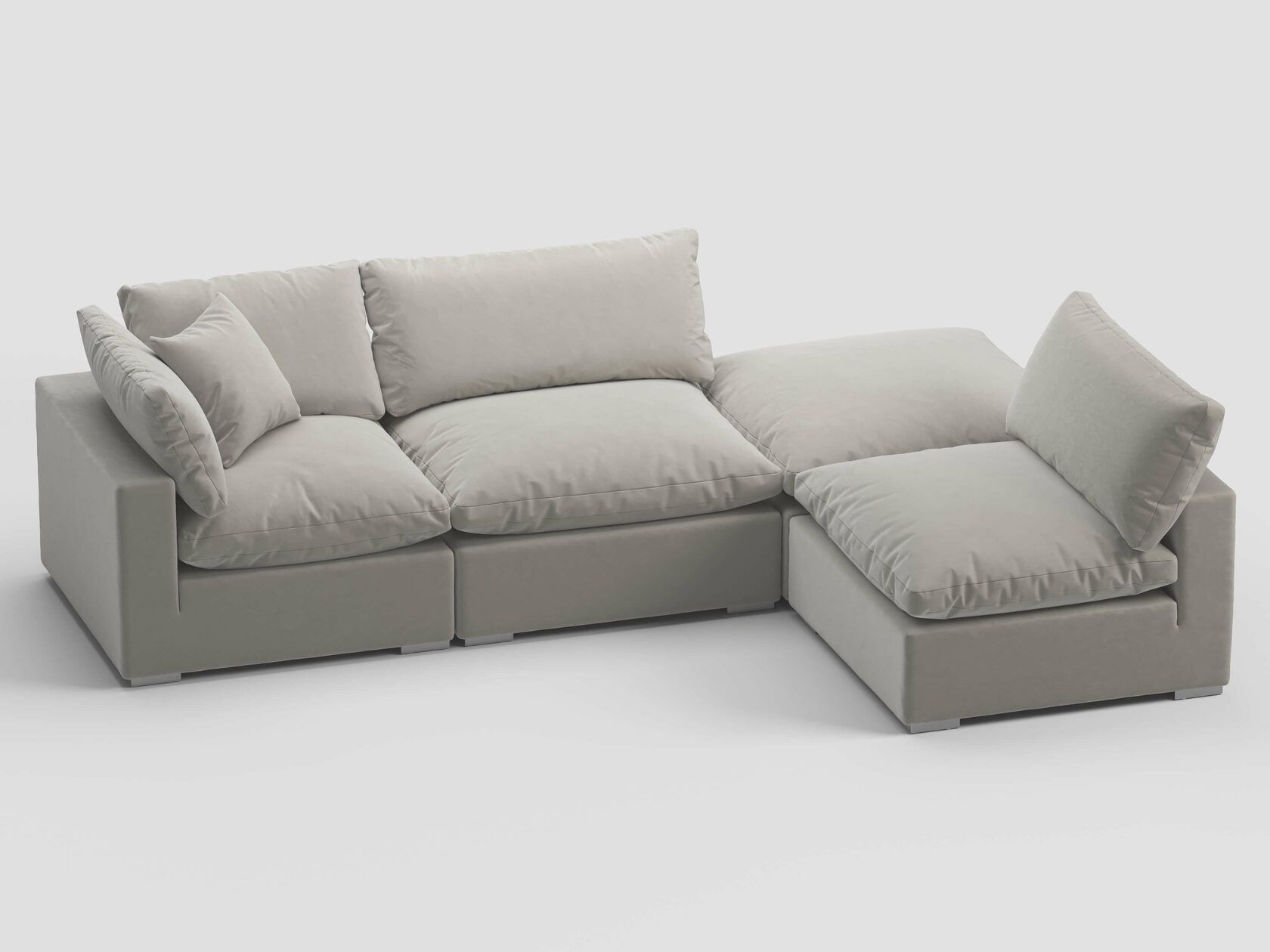 Купить модульные диваны с пуховым наполнителем. Цены от производителя ...