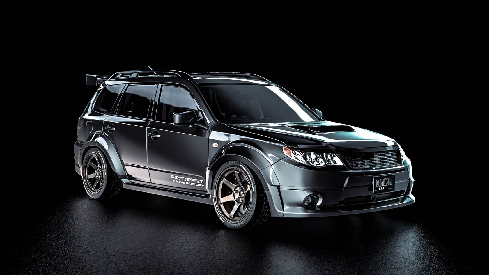 FENDERIST SPEC S Fender Flares Set vs Lips / WIDE BODY KIT SUBARU ...