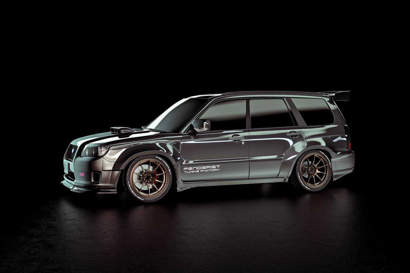 FENDERIST SPEC S Fender Flares Set / Wide Body Kit Ver.2 SUBARU ...