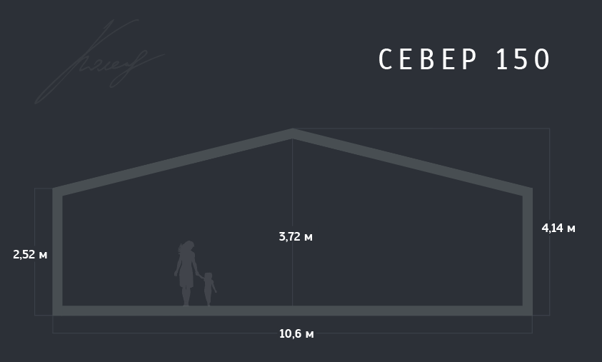 Домокомплект Север 150| домокомплекты Колесова для самостоятельной сборки