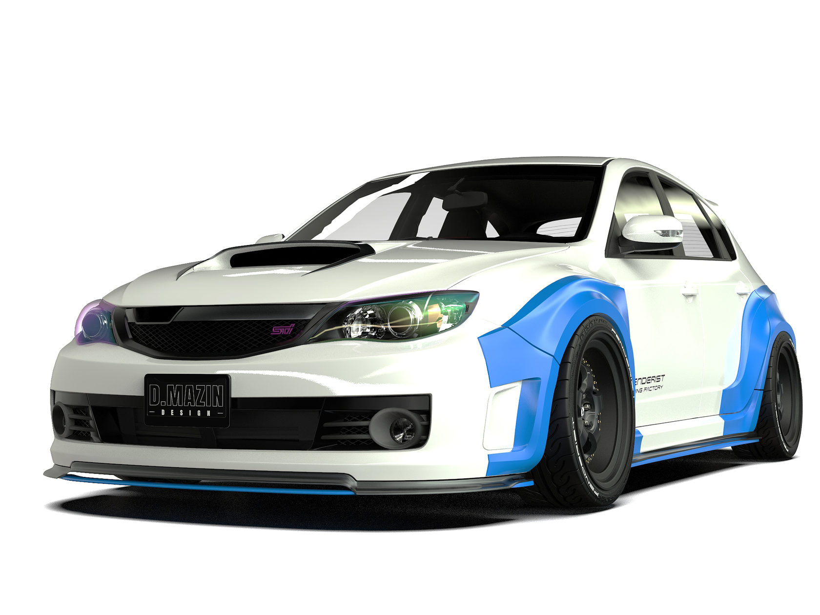 Fender Flares Set SUBARU IMPREZA WRX STI GRB/GRF 07-10