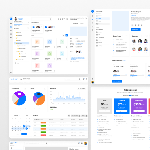 Neolex - Figma design system - UI kit, Widgets, Mobile & Desktop templates