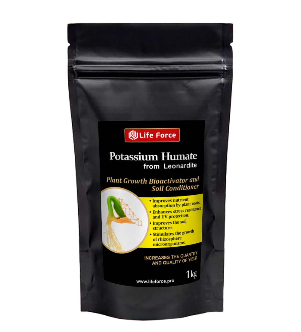 Potassium Humate from leonardite (soluble) Life Force