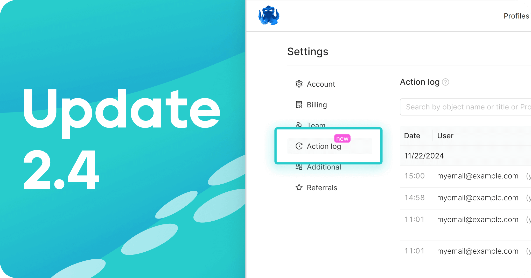 Octo Browser 2.4: Action log, new proxy provider in Proxy Shop, and ... Octo Browser 2.4: Action log, new proxy provider in Proxy Shop, and ...