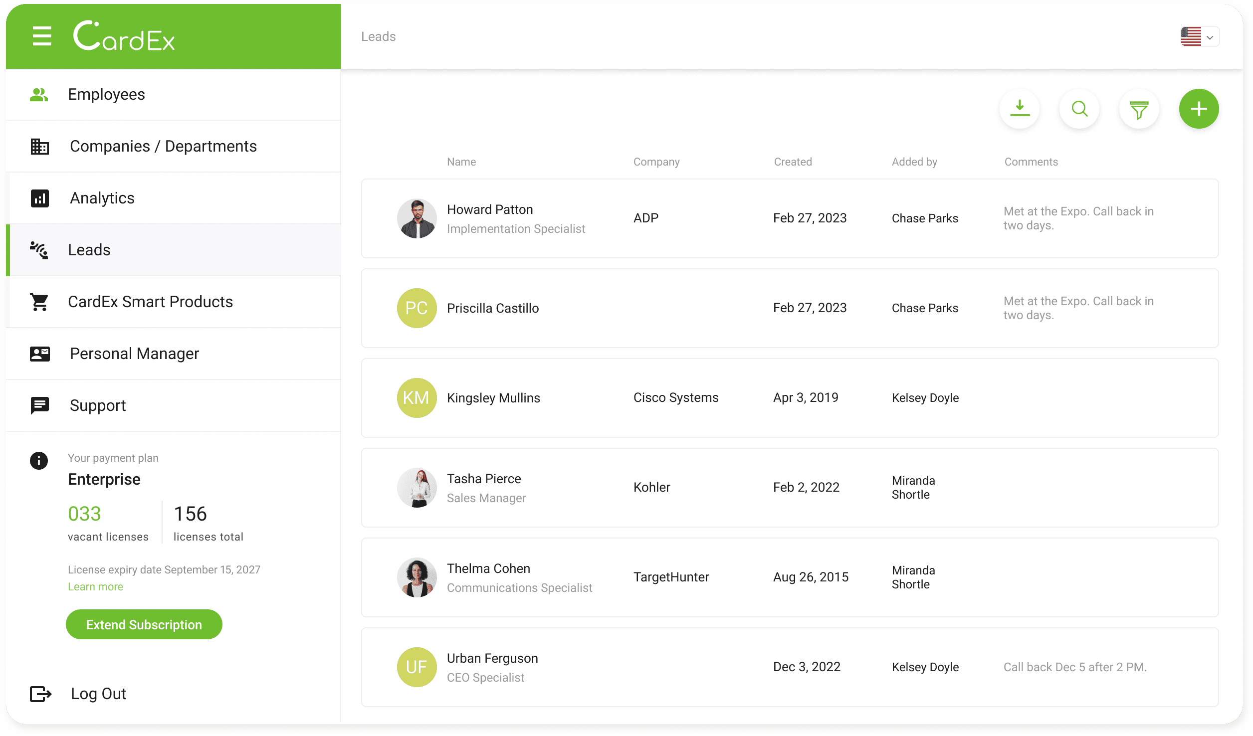 Digital Business Cards for Teams | CardEx