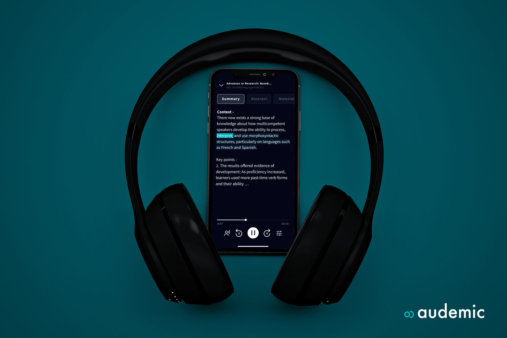 Audemic - Listen to academic research - Try it now!