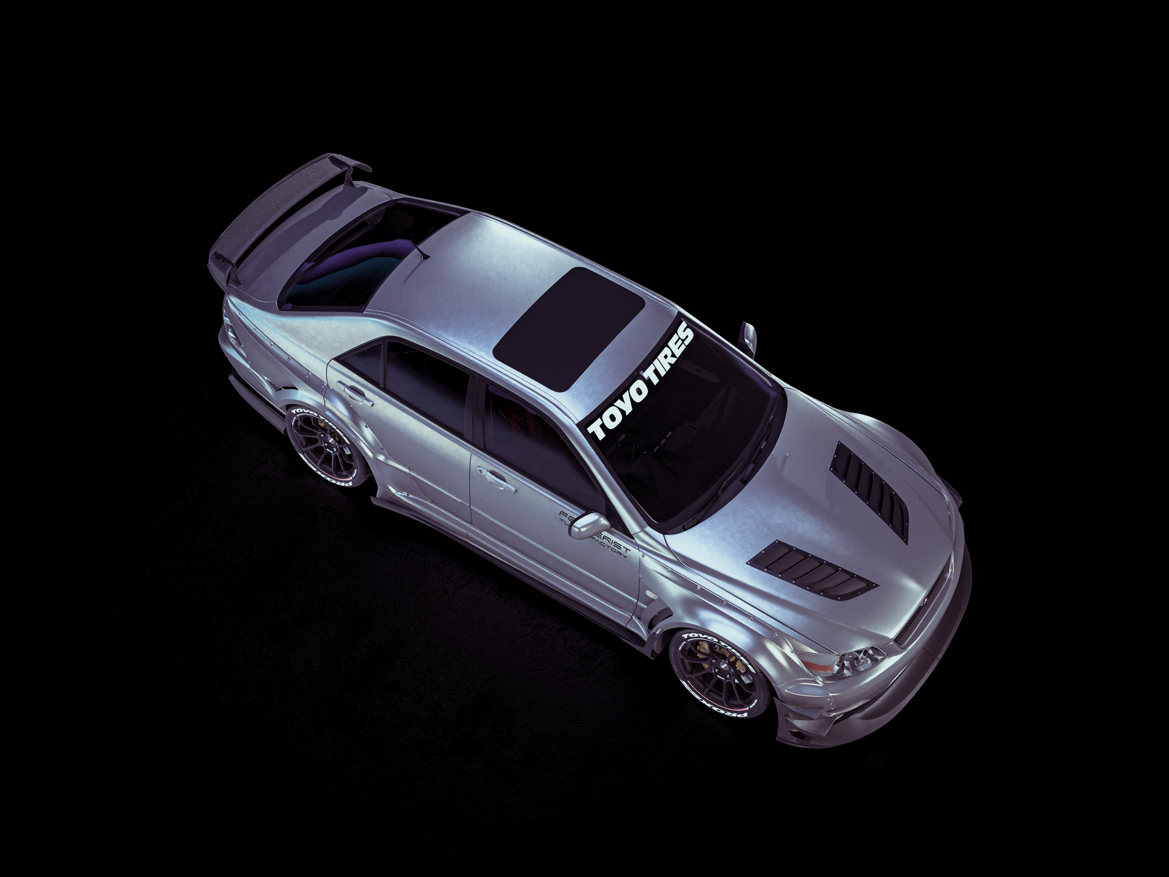 Full FENDERIST SPEC R GRIP kit / WIDE BODY KIT TOYOTA ALTEZZA / LEXUS ...