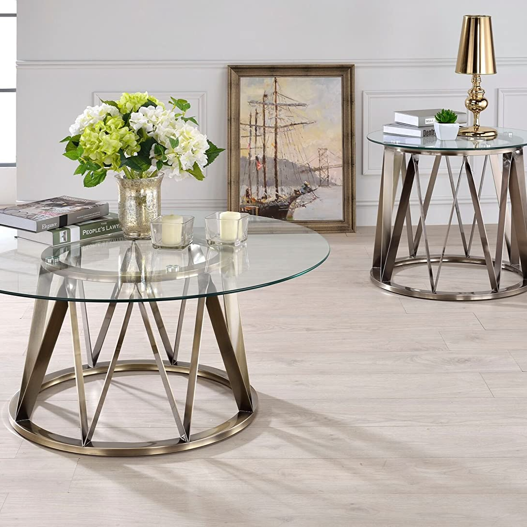 30 Metal Round Coffee Tables For Your Home