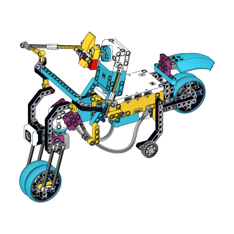 Инструкция Lego Spike Prime: Мотоциклист (0105)