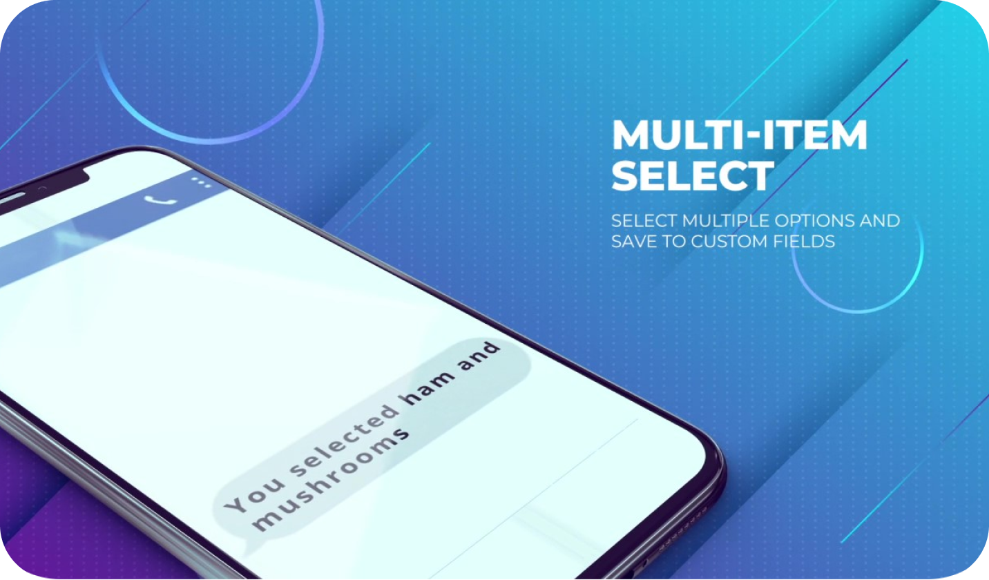 Multi-Item Select by RallySeller - ManyChat Apps