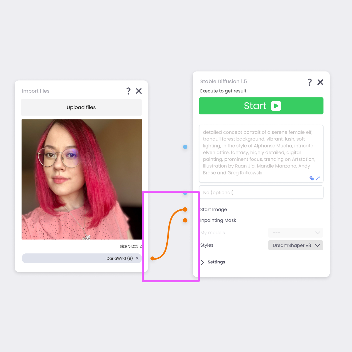 Stable Diffusion (image2image)