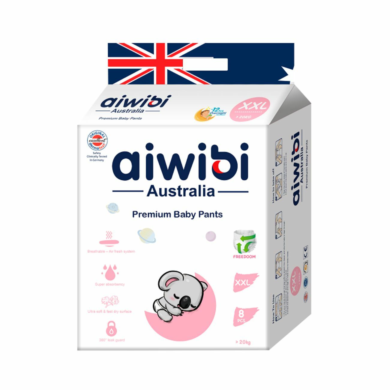 Качественные детские подгузники Aiwibi