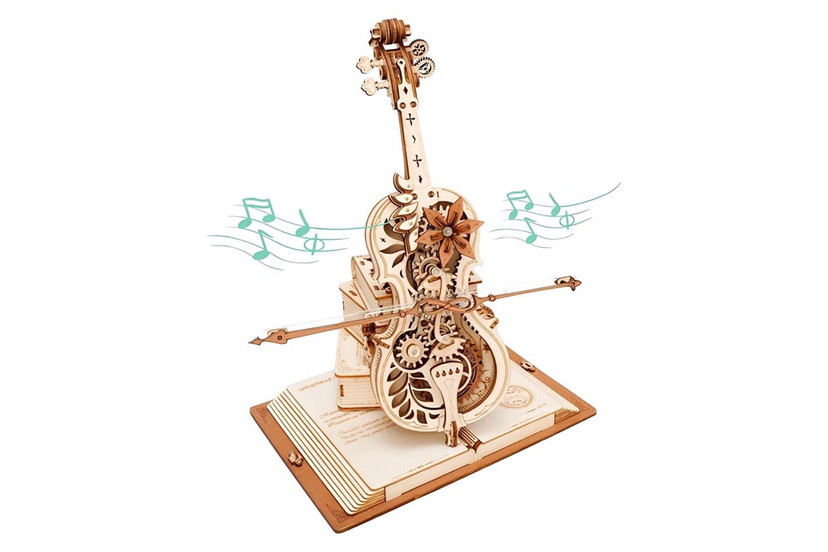 Музыкальная шкатулка "Волшебная виолончель" (ROBOTIME / ROKR)