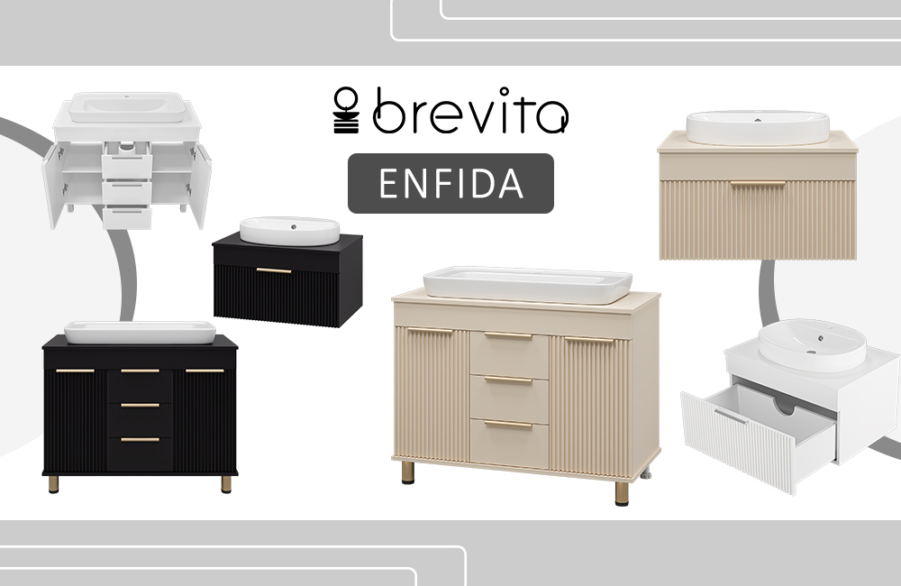 Enfida Brevita - премиум мебель для ванных комнат