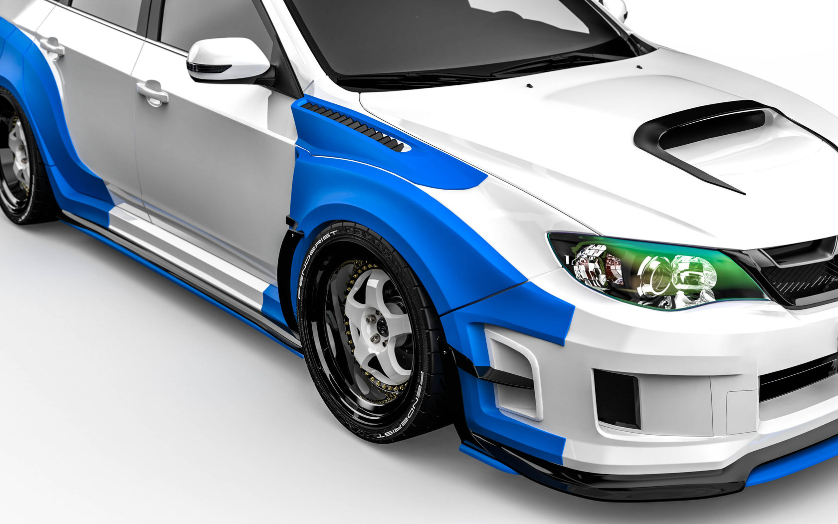 REAR SPLITTERS SUBARU IMPREZA WRX STI GVB/GVF 07-14