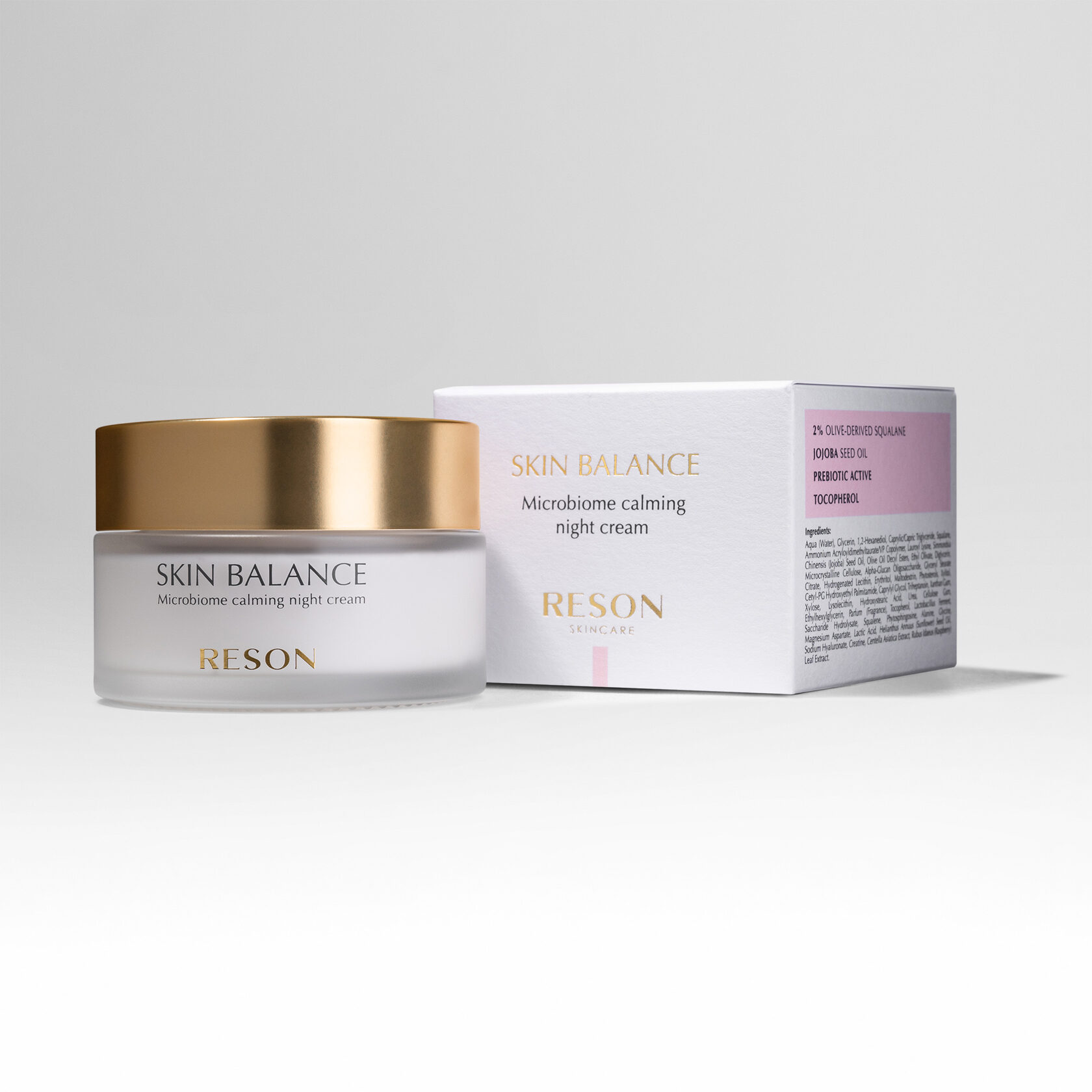 Microbiome calming night cream
