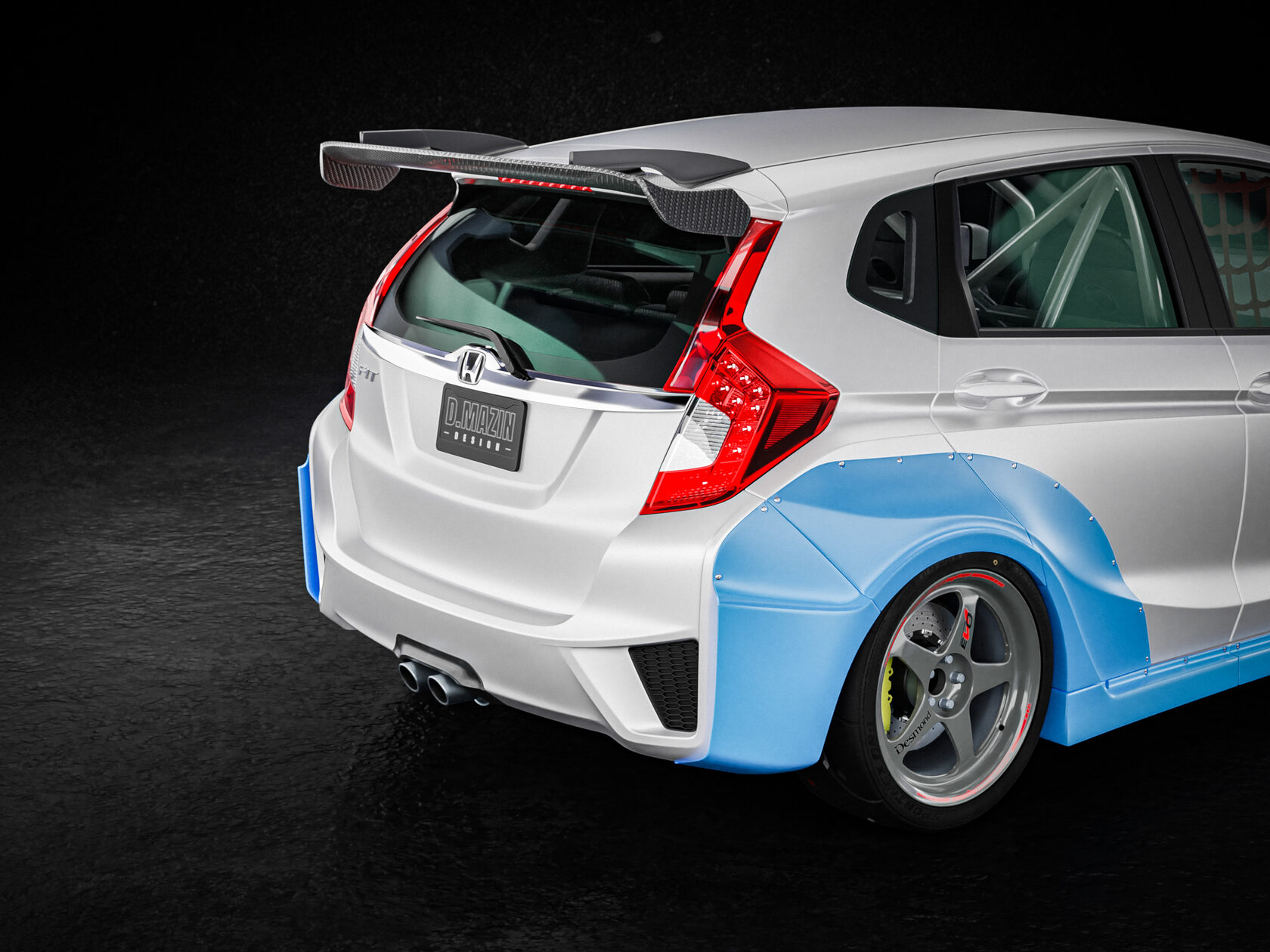 FENDERIST SPEC S Fender Flares Set / WIDE BODY KIT HONDA FIT / JAZZ 13-16