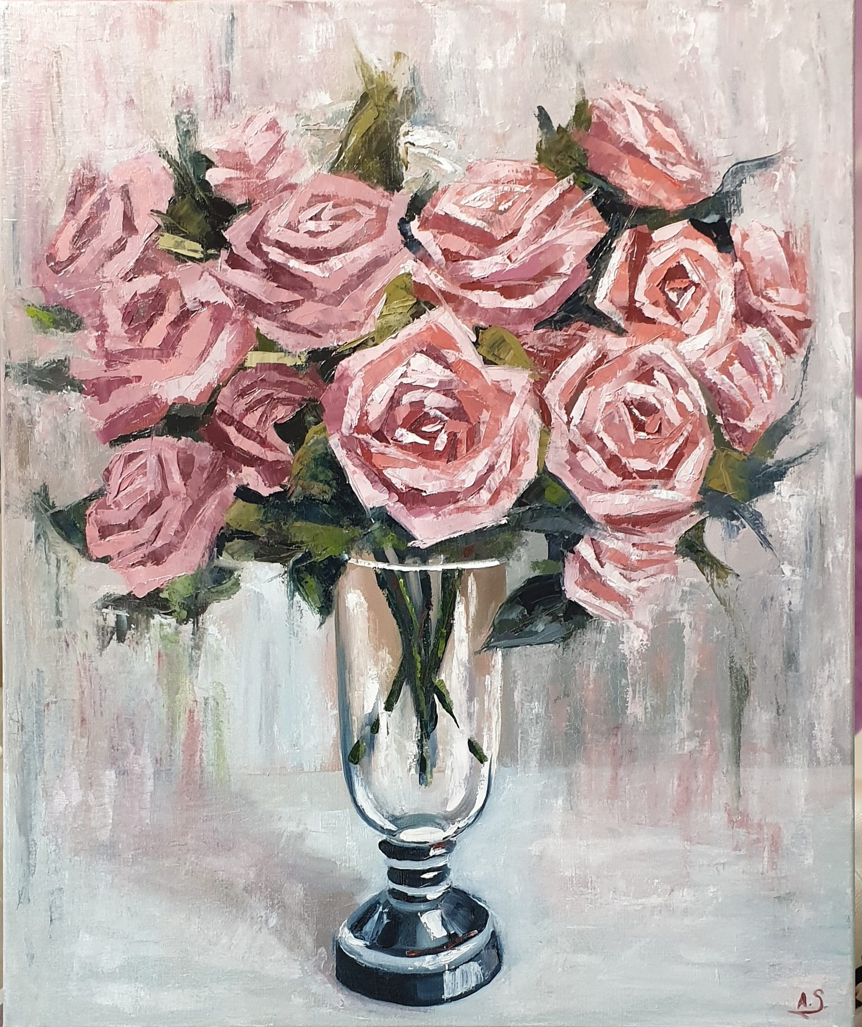 Акрил и мастихин: магия густого мазка