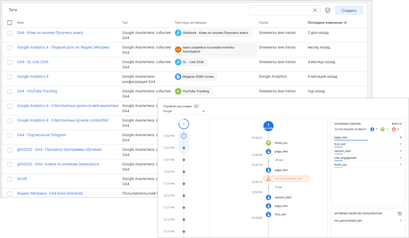 Курс по Google Analytics 4 и Google BigQuery