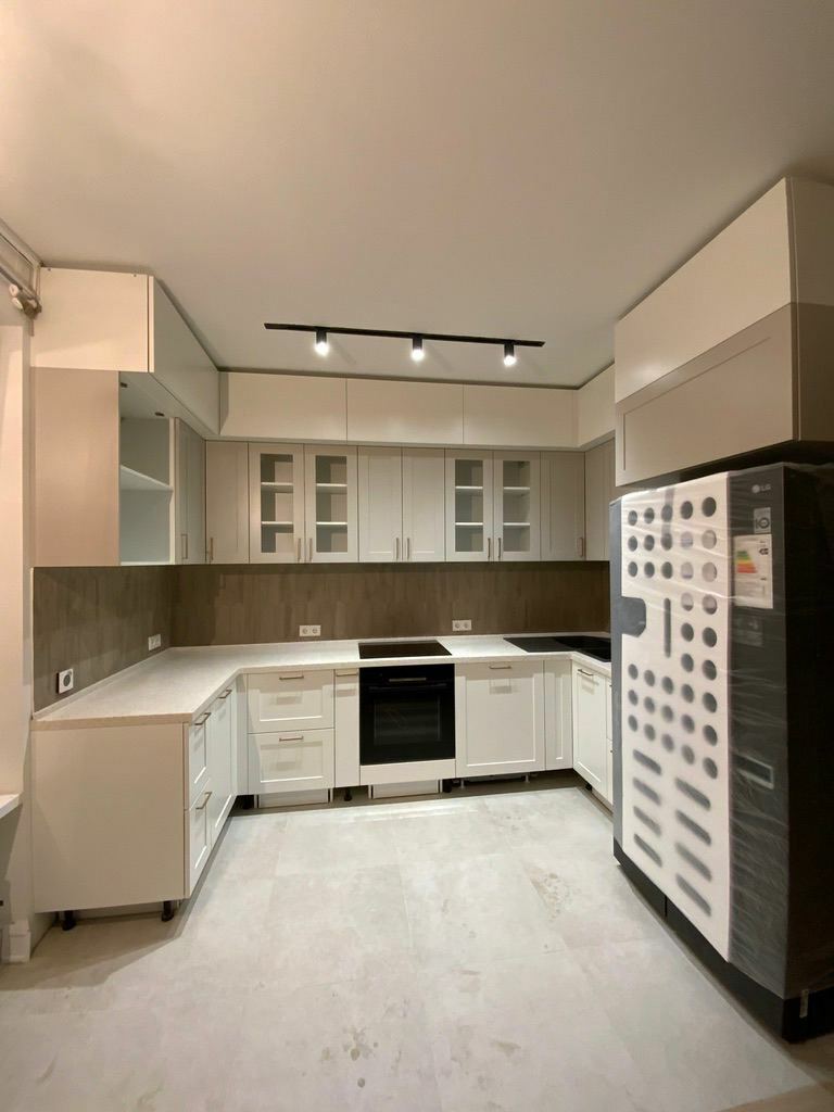 Трехуровненая кухня по индивидуальному заказу | Корпусная мебель DAVart.ru