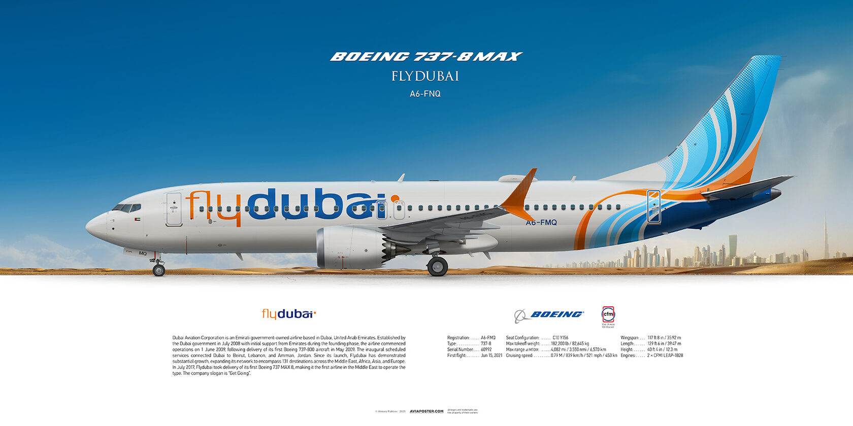 Fine Airliner Profile At Prints | Civil Aviation Posters | Aviaposter