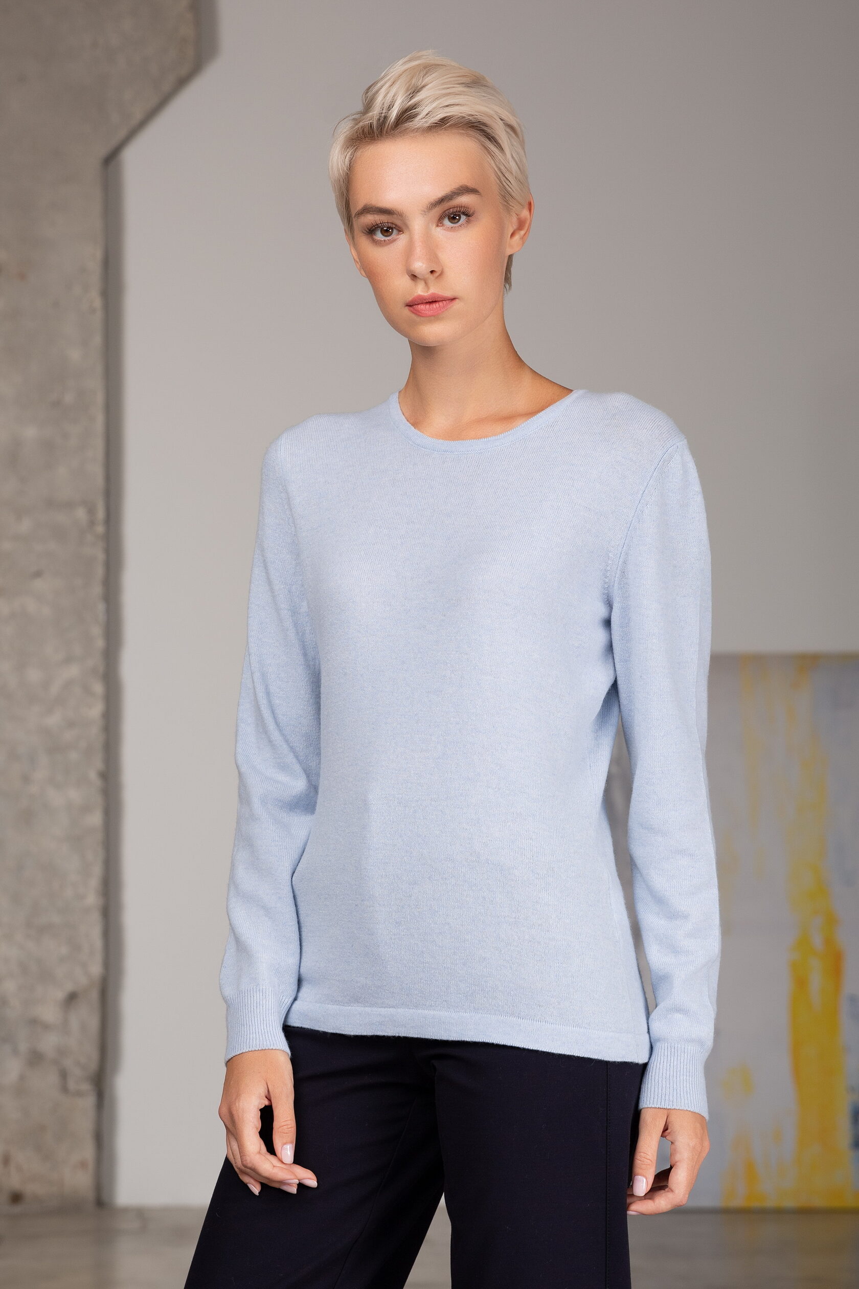 Водолазка V1 голубая