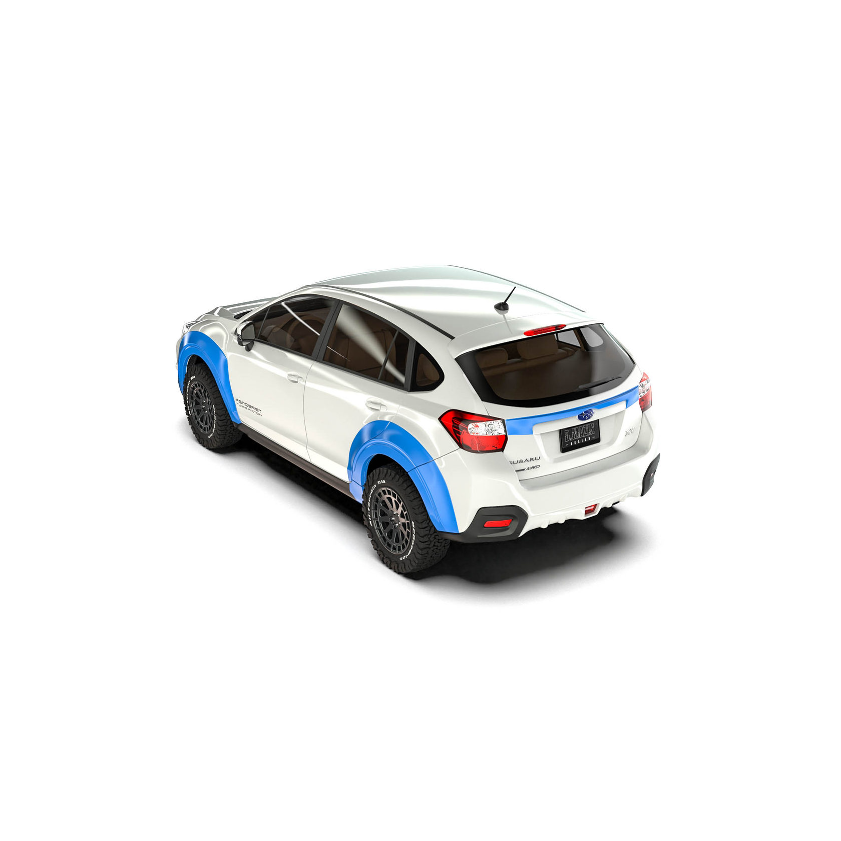 Fender Flares Set / WIDE BODY KIT SUBARU XV 14-18