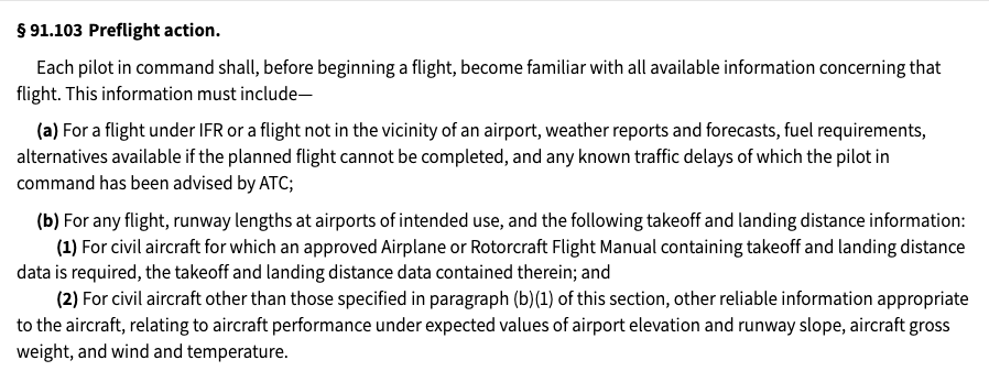 Предполётная документация | Библиотека знаний