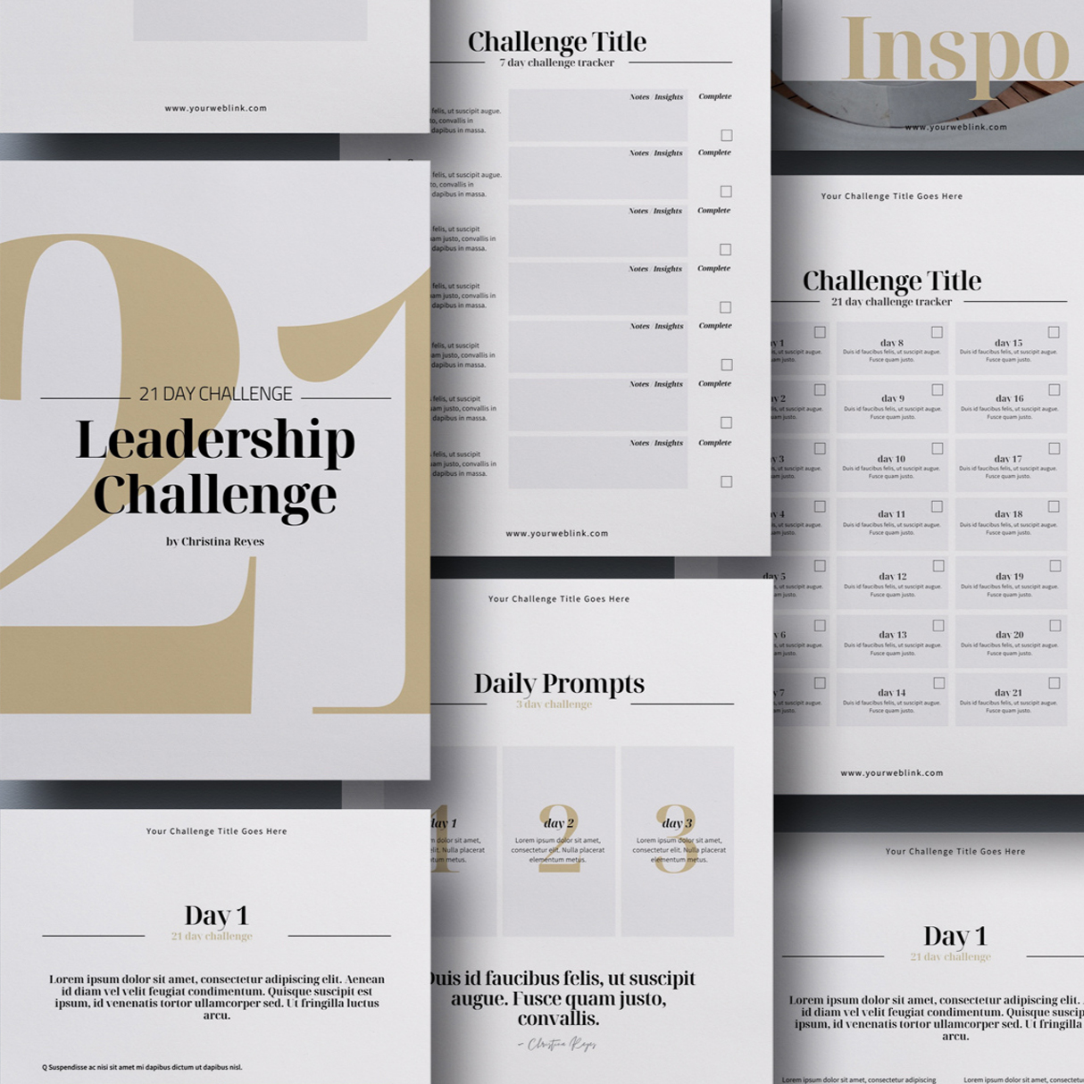 Challenge Workbook Creator Canva