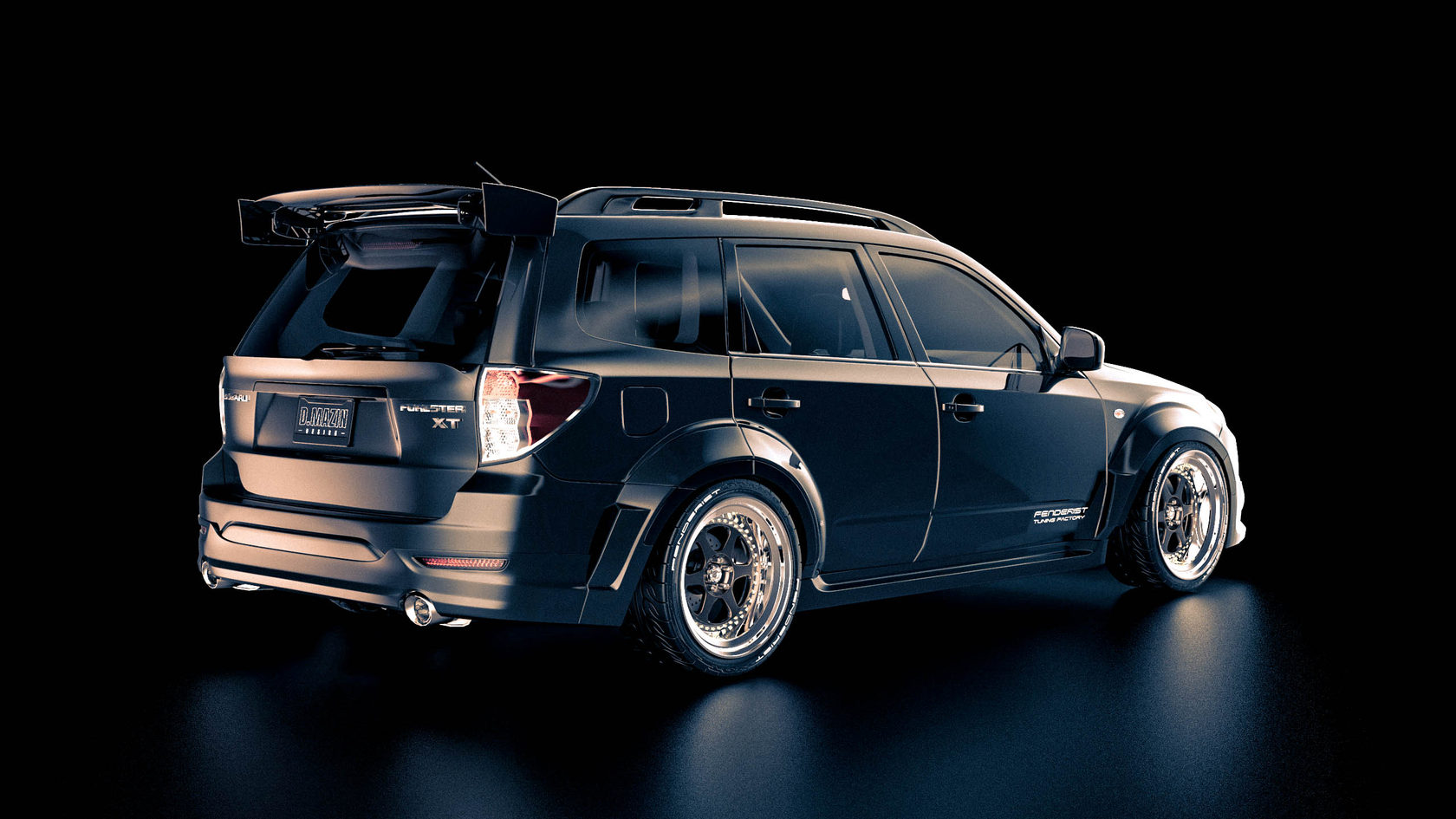 FENDERIST SPEC S Fender Flares Set vs Lips / WIDE BODY KIT SUBARU ...