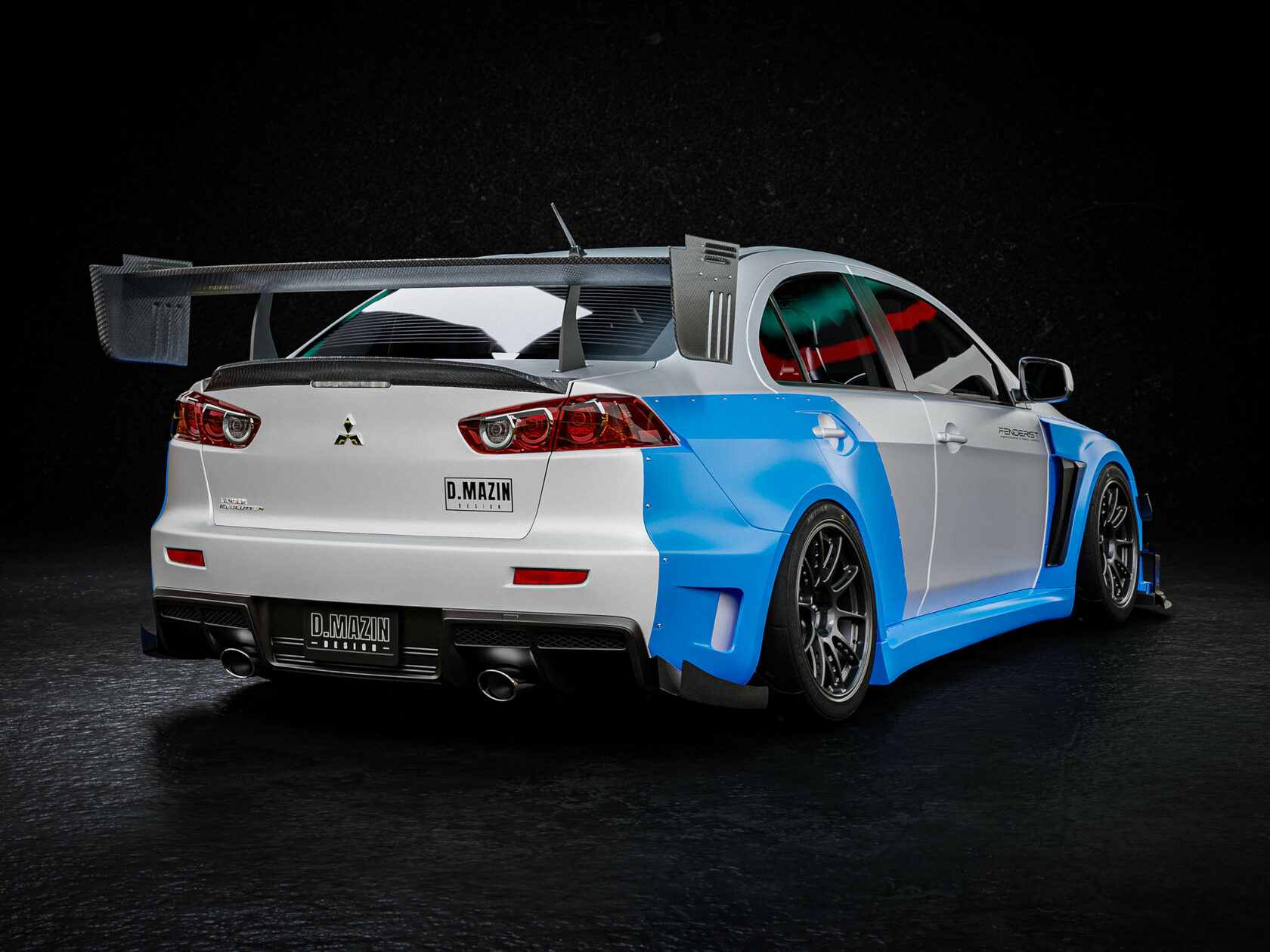 FENDERIST SPEC R Full Set / WIDE BODY KIT MITSUBISHI LANCER EVO X 2008-2015