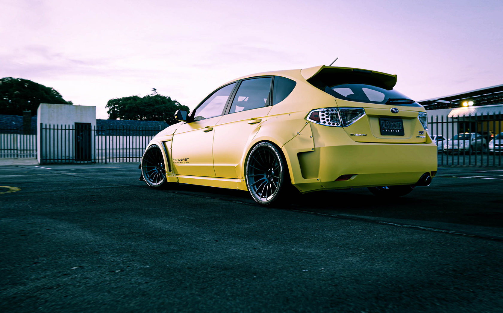 Full FENDERIST SPEC S Set / WIDE BODY KIT SUBARU IMPREZA GH# 07-12