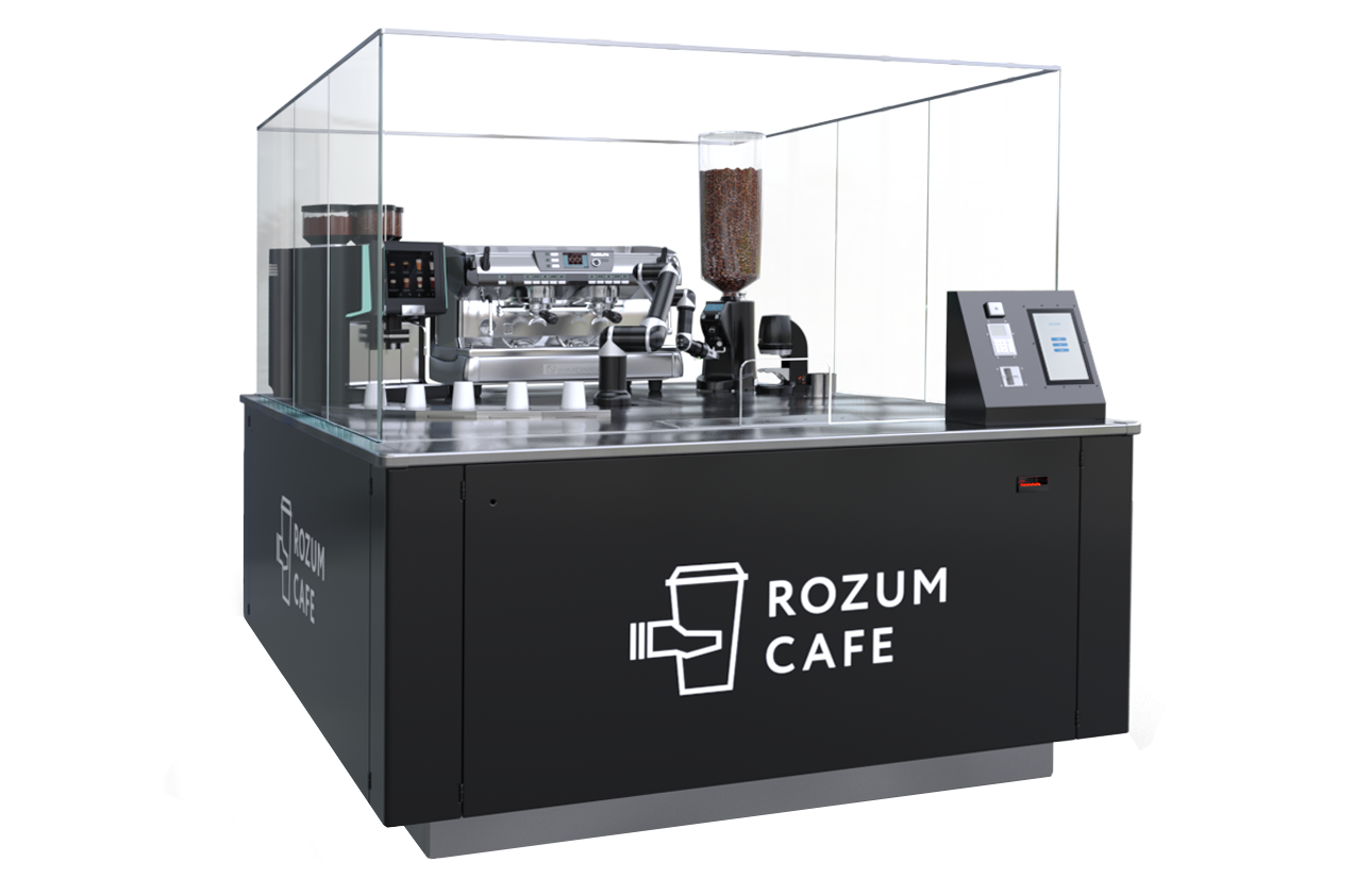 Robot customization. Open a robot kiosk or a robot drinks bar