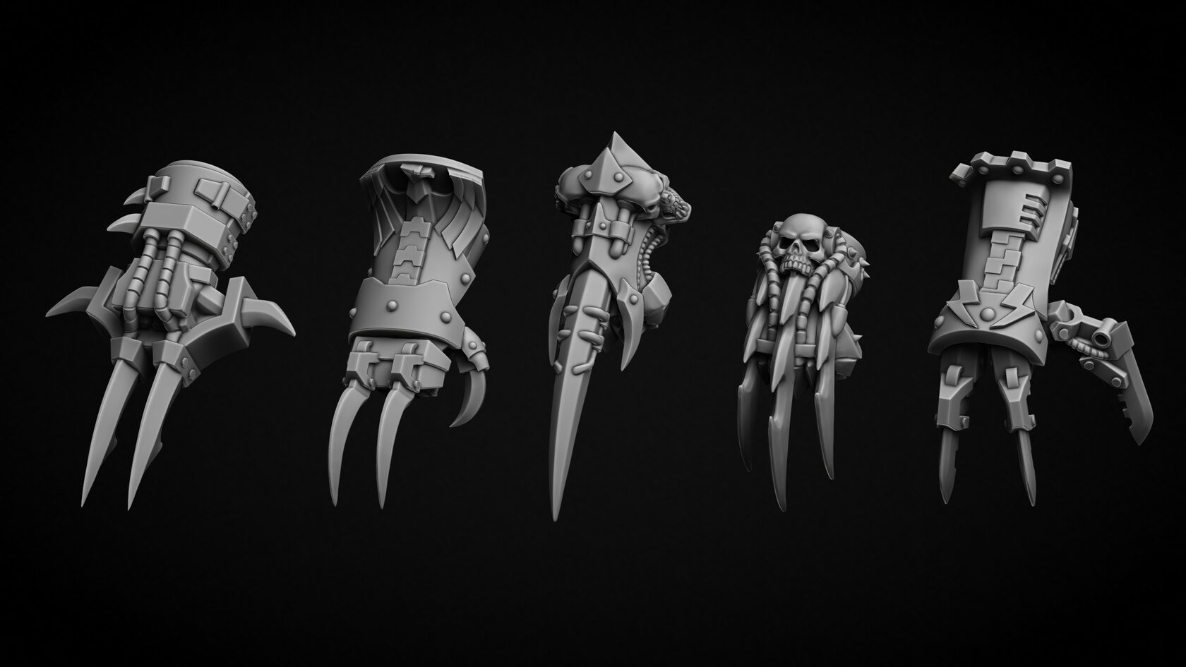 Weapon set Claws(RIGHT HANDS)