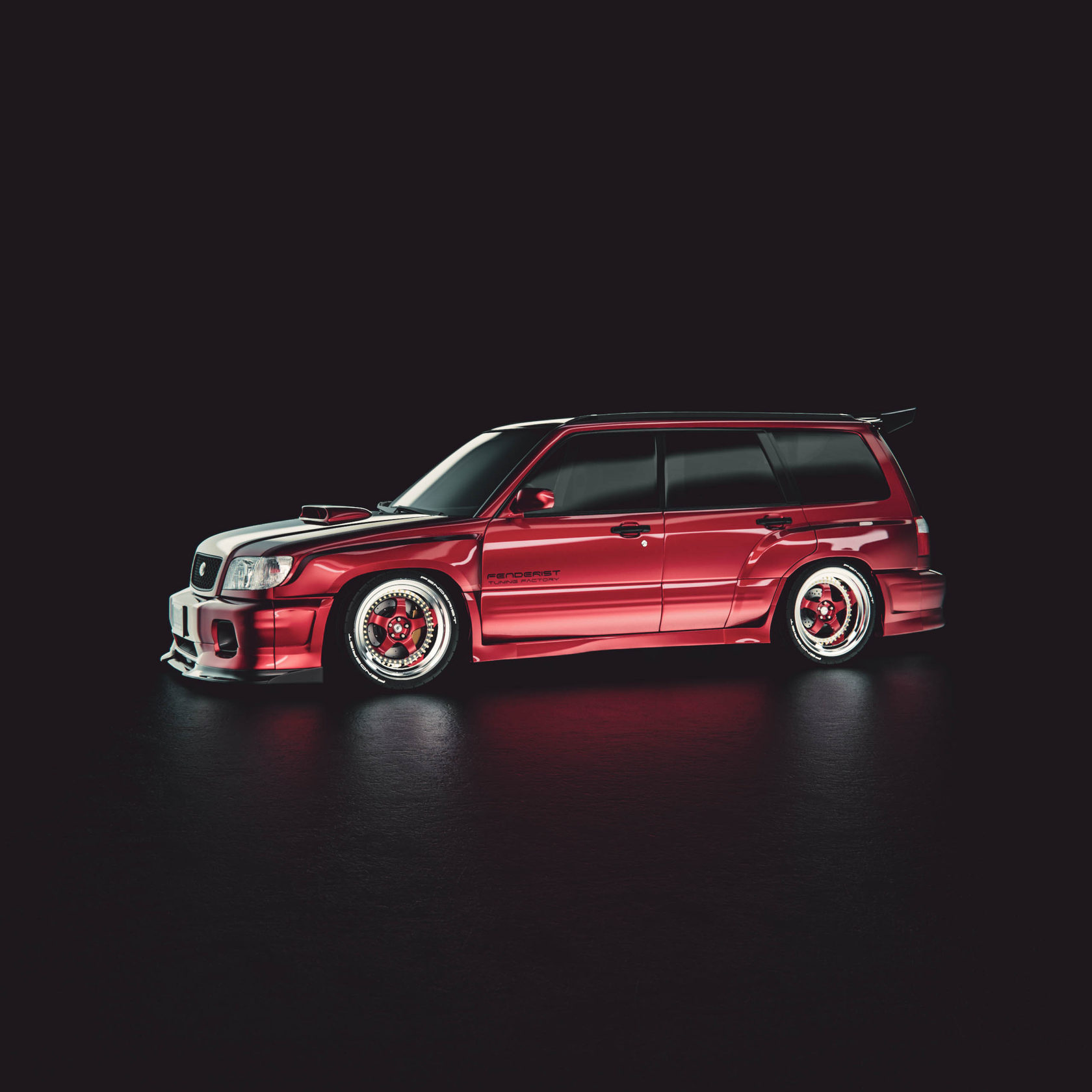 Fender Flares Set / Wide Body Kit SUBARU FORESTER SF5/9 99-02