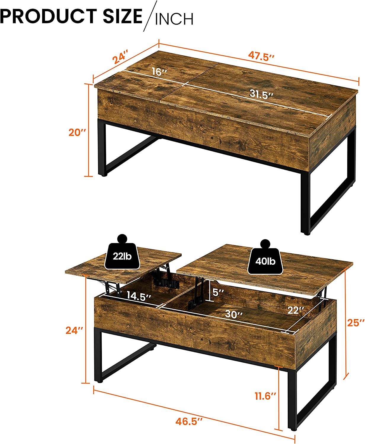 19 Industrial Lift Top Coffee Tables: The Perfect Addition to Your ...