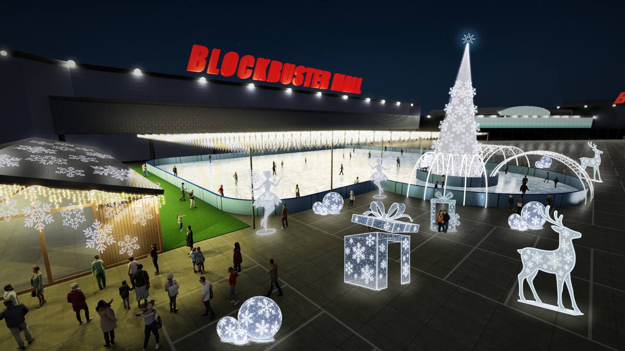 Відкриття ковзанки «Ice Queen» у ТРЦ Blockbuster Mall