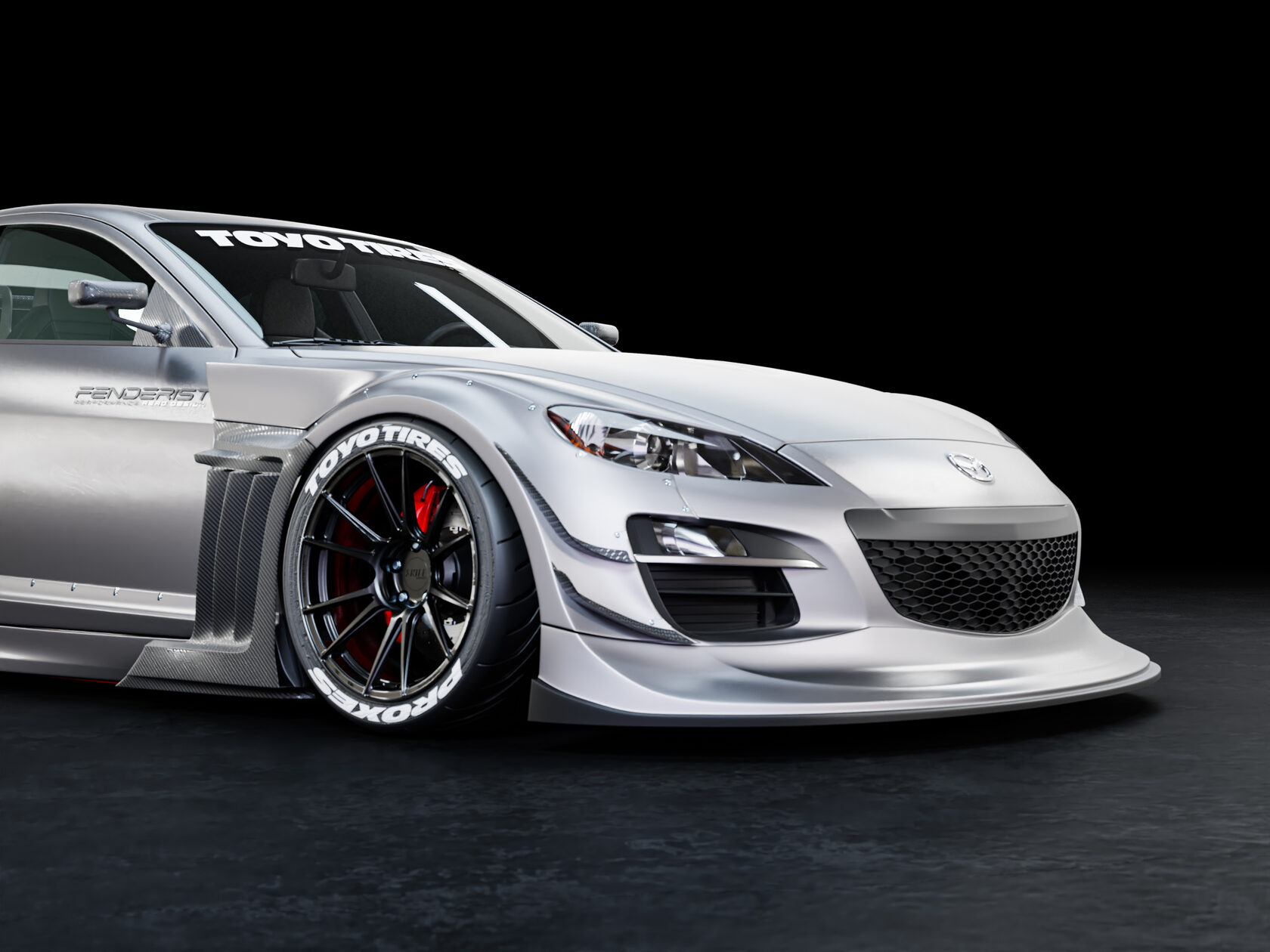 FENDERIST SPECS S Front fender elerons Mazda RX-8 2008-2012