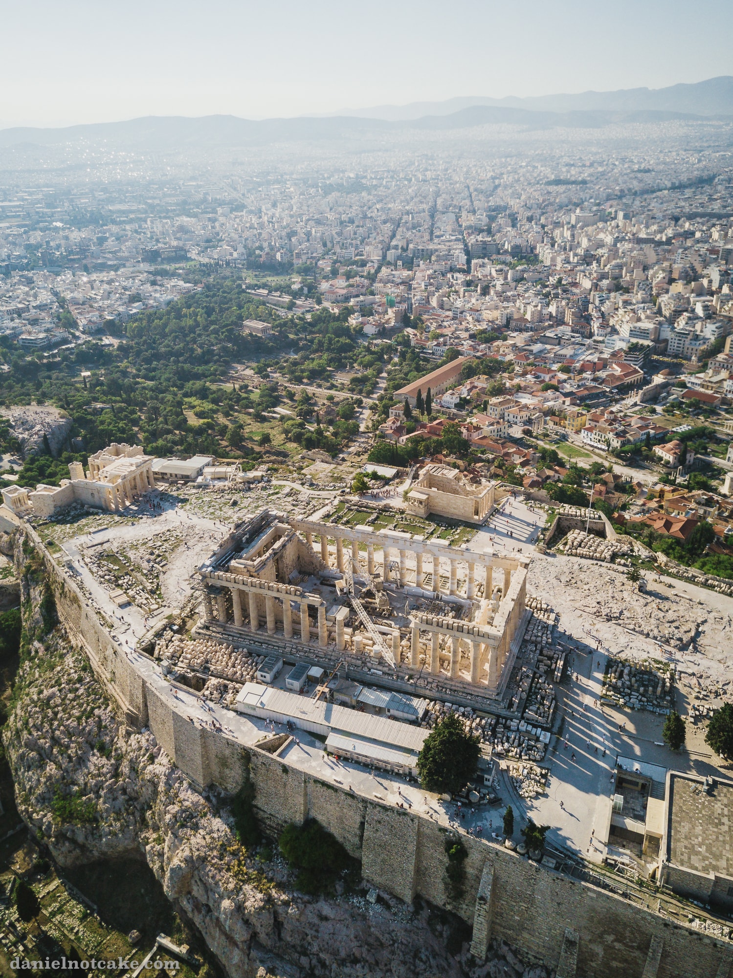 Athens from the drone