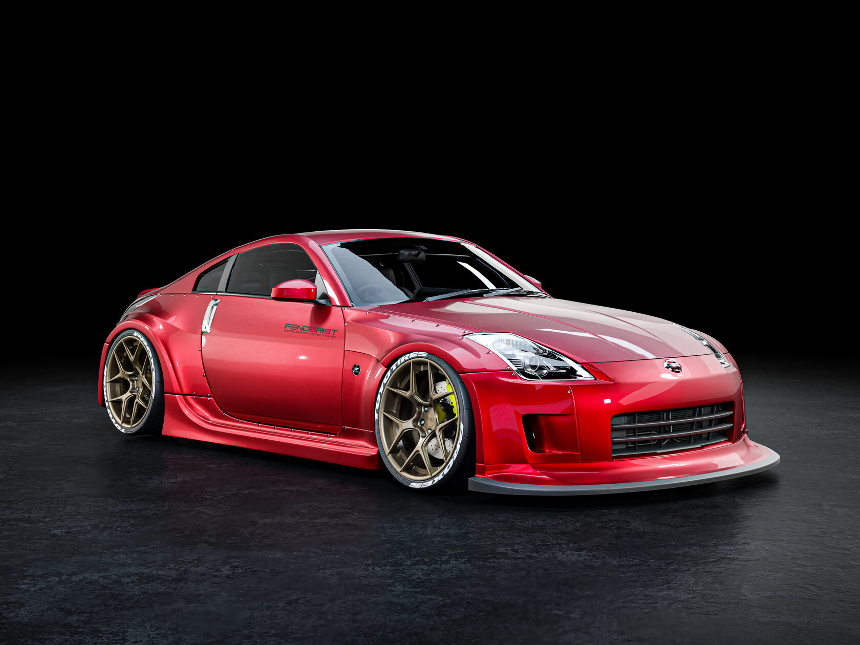 FENDERIST SPEC S FENDER FLARES Set / WIDE BODY KIT NISSAN 350Z ...