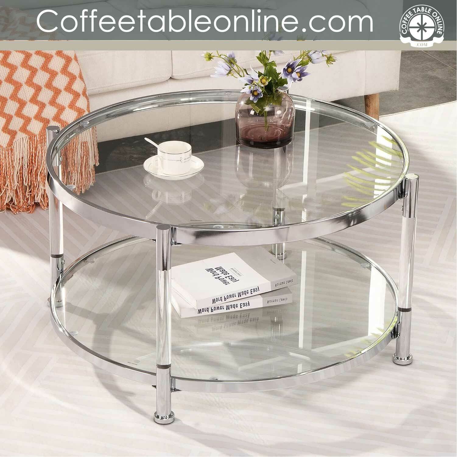 24 Small Round Glass Coffee Tables | A Guide to Decorating and Maintaining