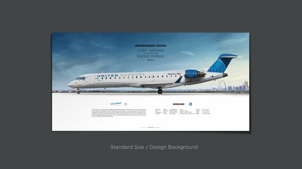 GoJet Airlines Bombardier CRJ550 N504GJ | Aviaposter