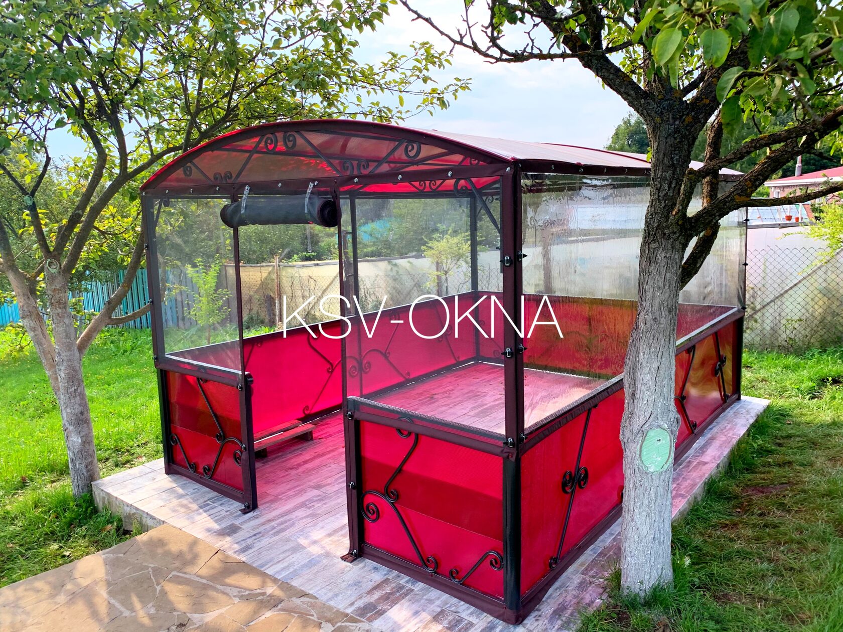 Мягкие окна для веранды от производителя KSV-OKNA