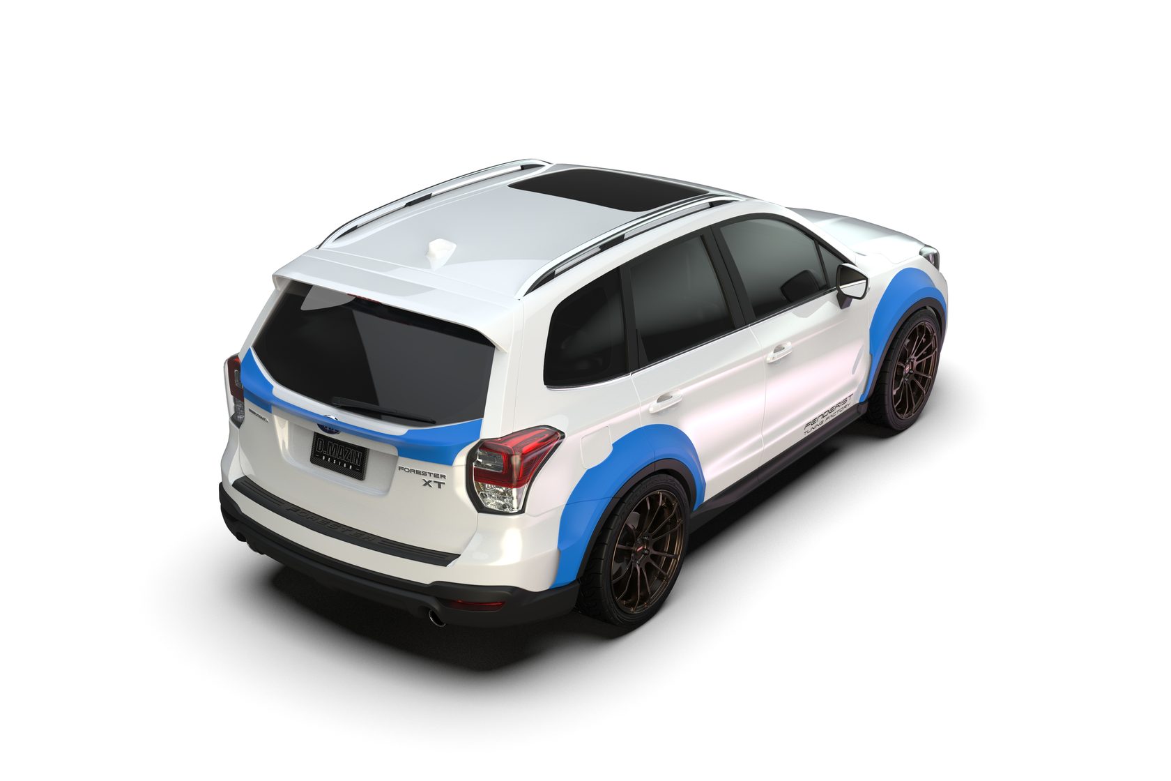 FENDERIST SPEC S Fender Flares Set / Wide Body Kit SUBARU FORESTER SJ 14-18