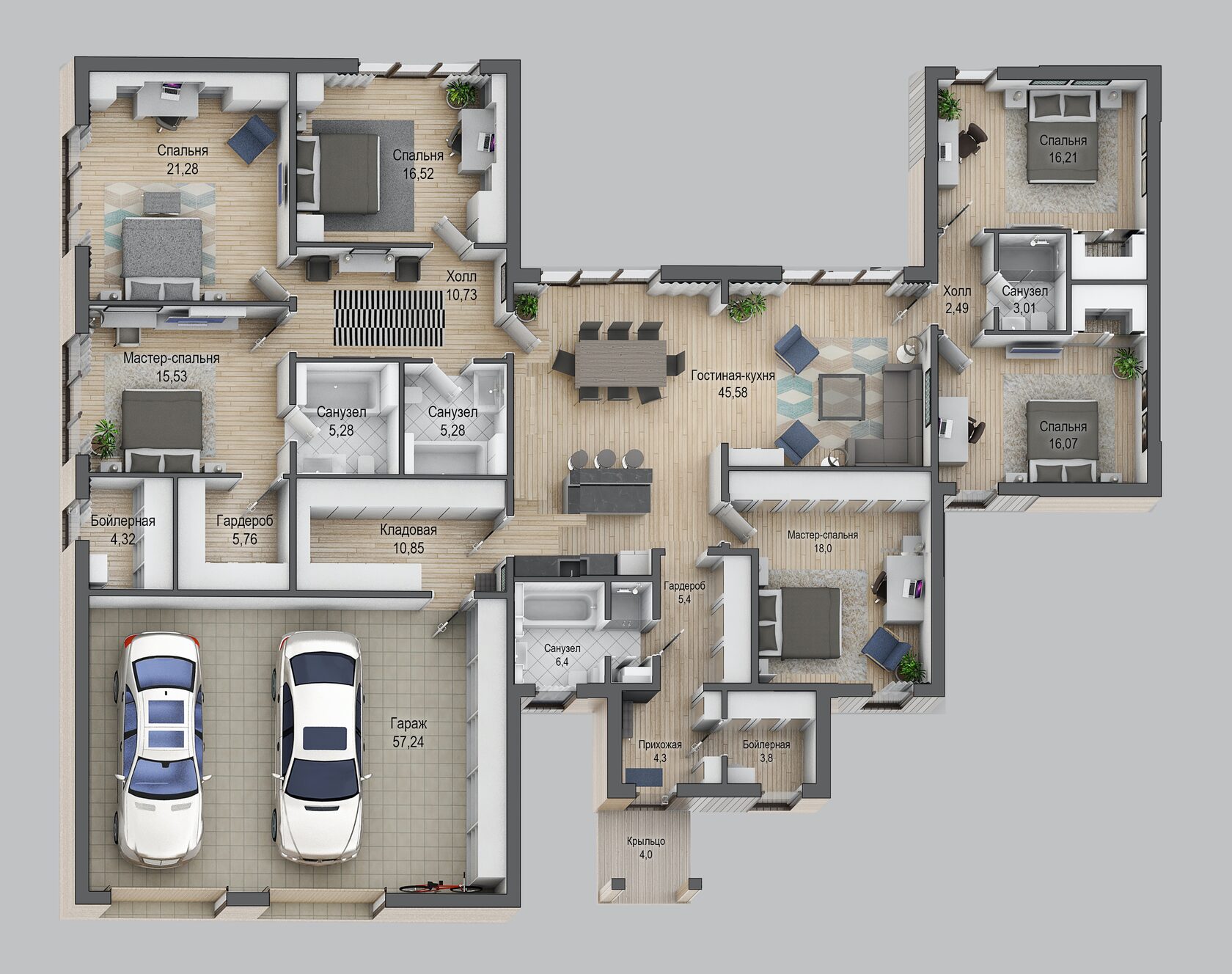 Какие комнаты обязательно должны быть в загородном доме