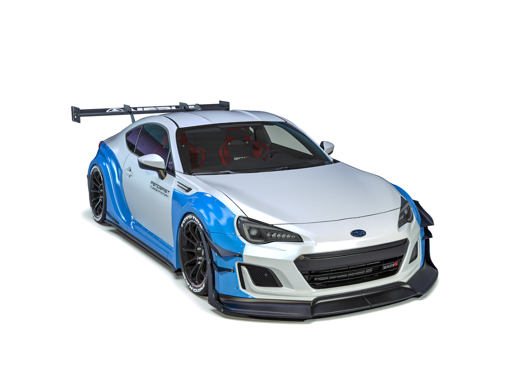 Full FENDERIST SPEC R kit / WIDE BODY KIT SUBARU BRZ 2017-2020