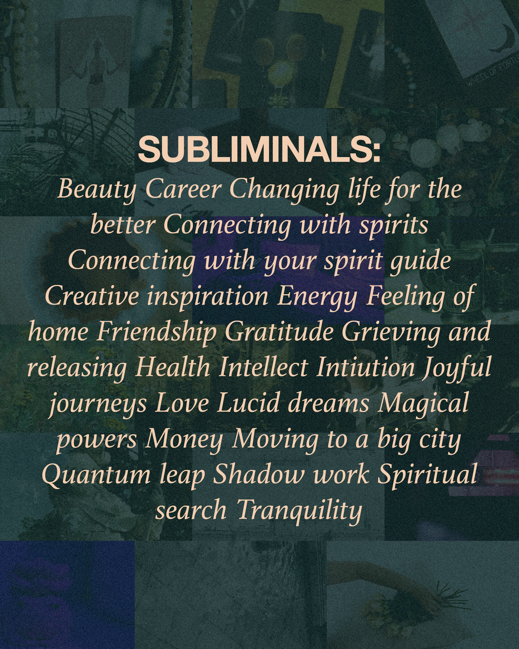 Subliminals