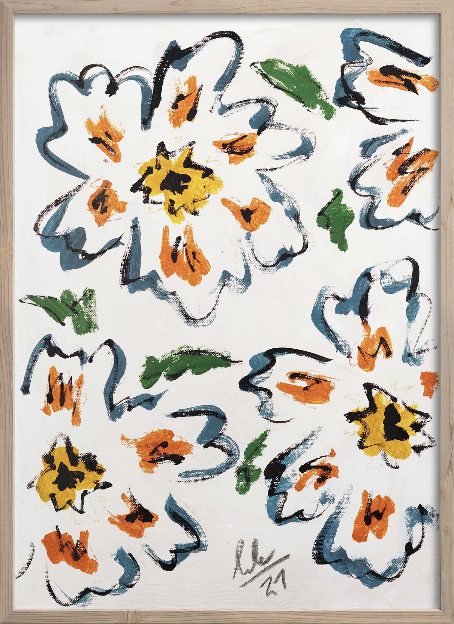 Floral Pattern by Lena Berman ⏤ UUTNO ⏤ Интерьер-френдли арты