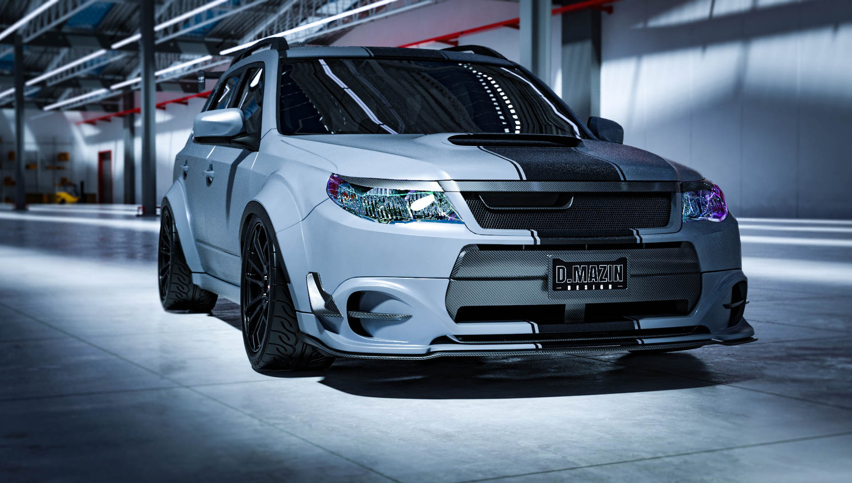 Top spoiler ver.2 SUBARU FORESTER SH 07-14